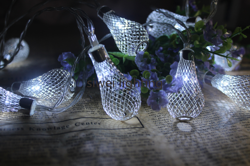 LED string light with metal decoration23/ - SIWEILIGHTING